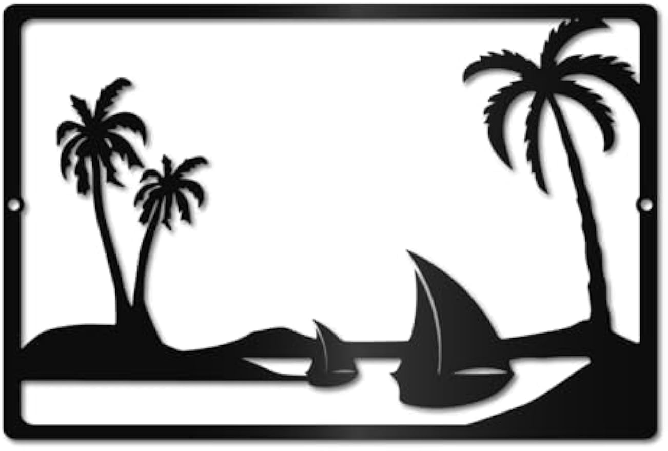 Iron Wall Signs Metal Art Wall Decoration for Living Room Home Office ...