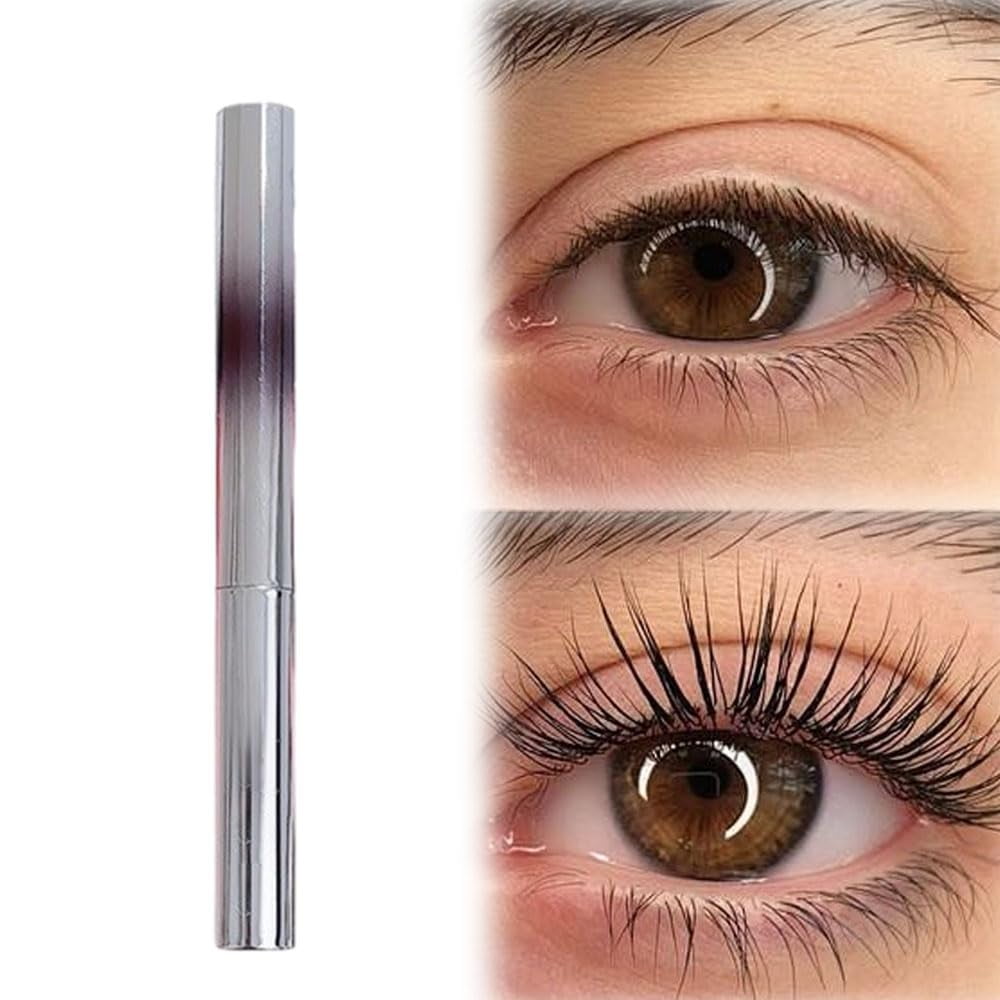 Iron Wand Mascara, 2025 New Waterproof Black Washable Metal Mascara ...