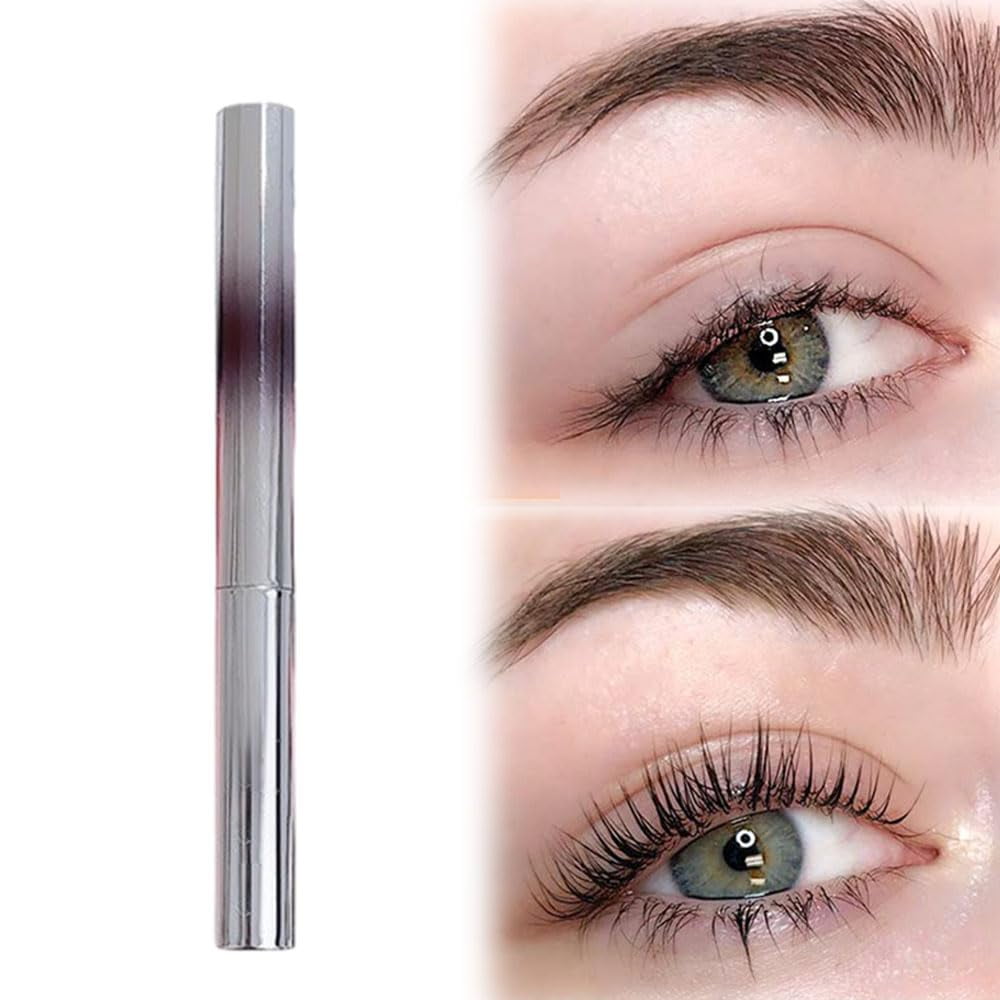 Iron Wand Mascara, Upgraded Waterproof Black Washable Metal Mascara ...