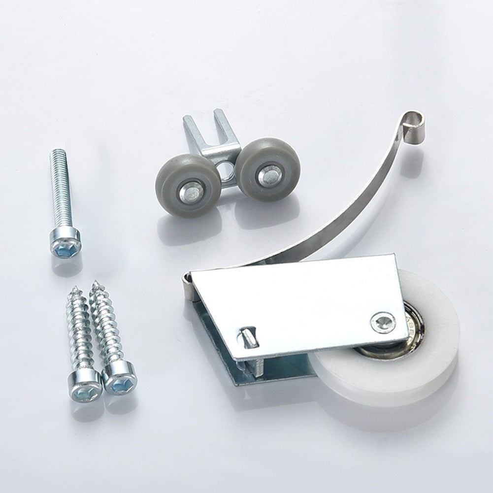 Iron Wardrobe Sliding Door Roller Wheels Pulley Sliding Door Silence ...