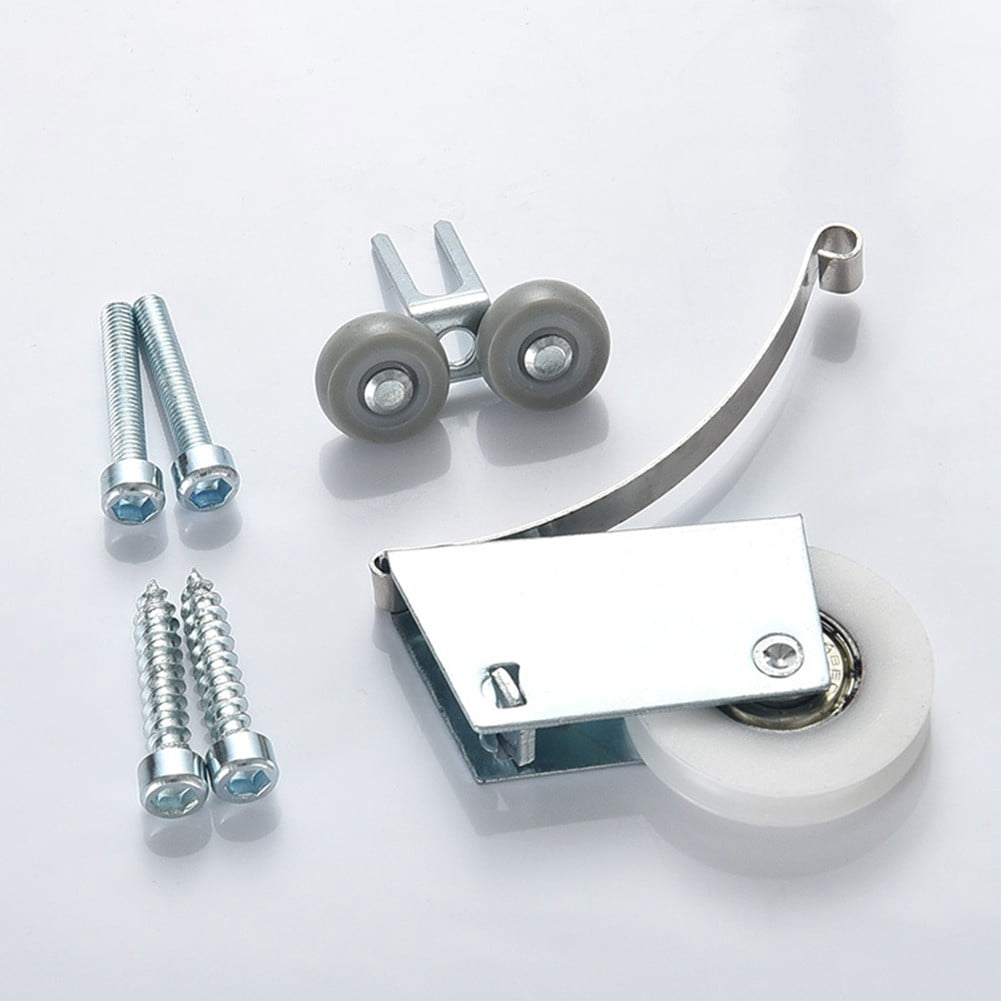 Iron Wardrobe Sliding Door Roller Wheels Pulley Sliding Door Silence ...
