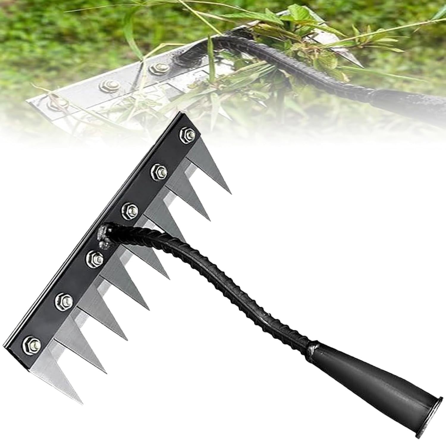 Iron Weed Rake 2.0, Upgraded Multifunctional Weed Artifact, Soil ...