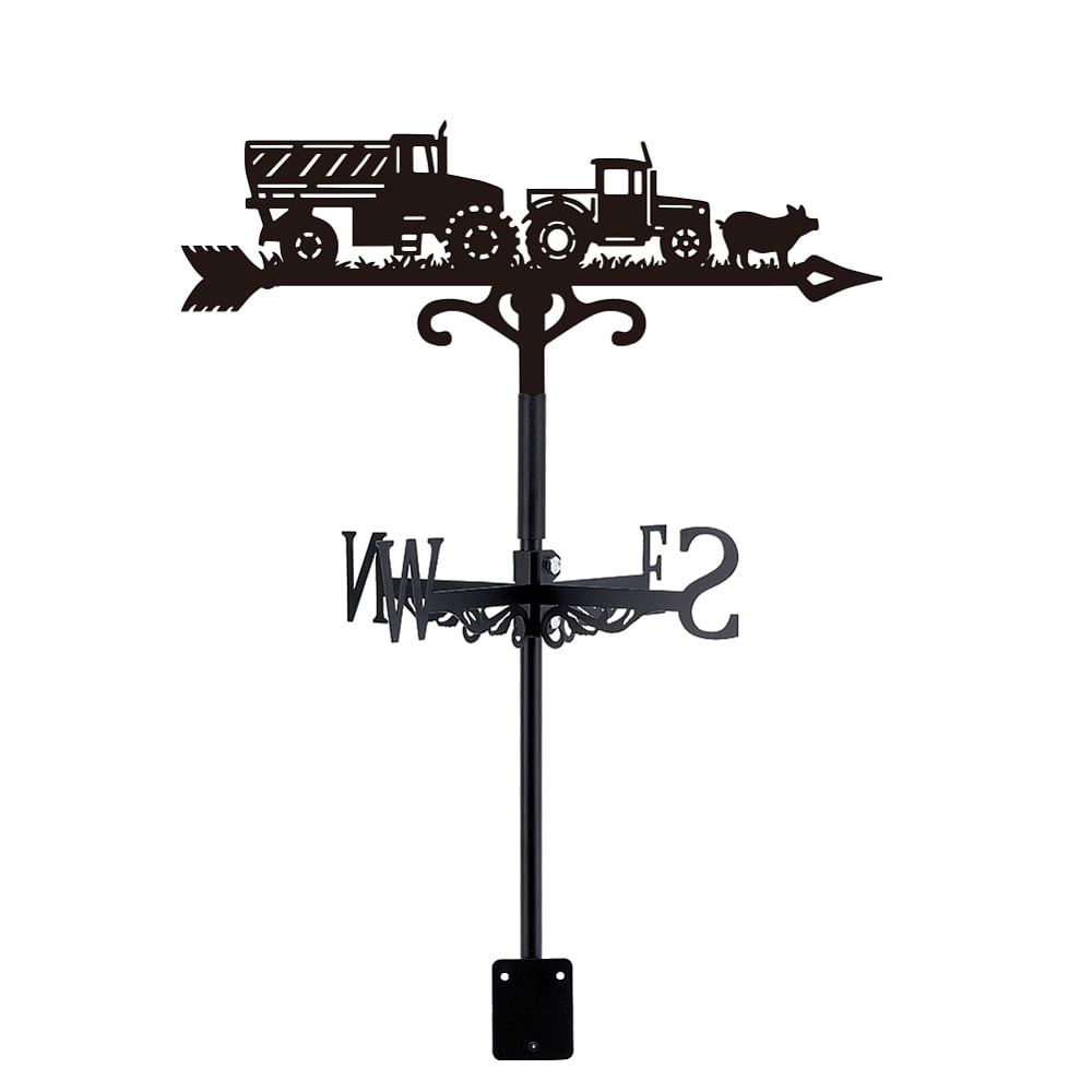 Iron Wind Direction Indicator Weathervane for Outdoor Garden Wind ...