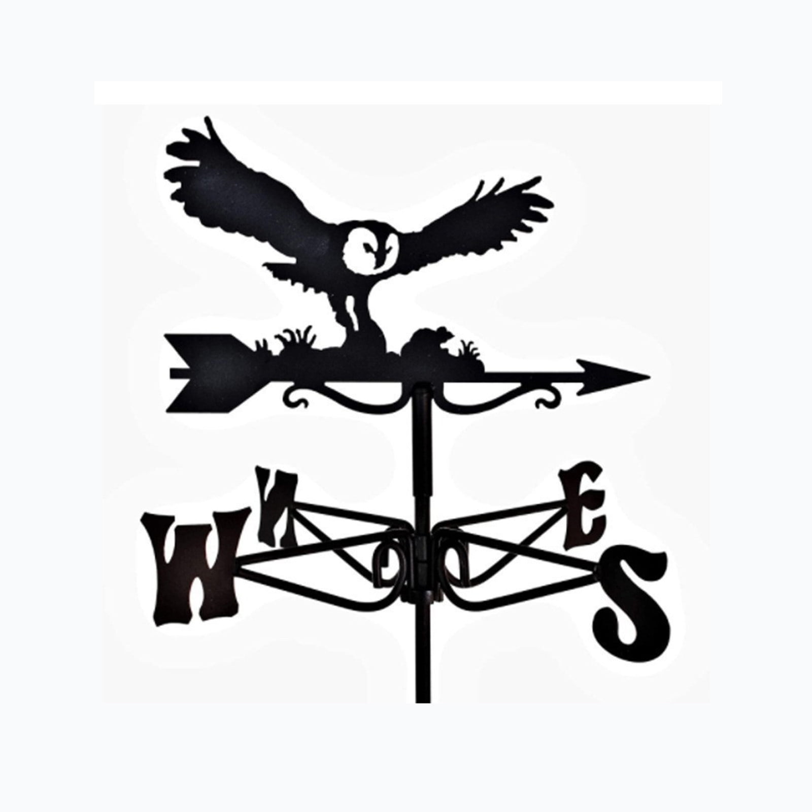 Iron Wind Vane Roof Metal Weather Vane Retro Metal Wind Direction ...