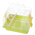 Iron Wire Travel Bird Cage For Parrots Conures Budgies With Removable ...