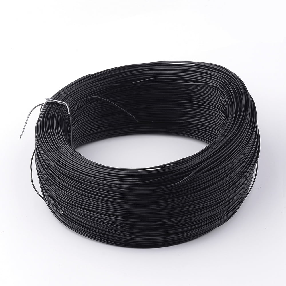 Iron Wires with Rubber Covered Round Black 18 Gauge 1mm about 1148.29 ...