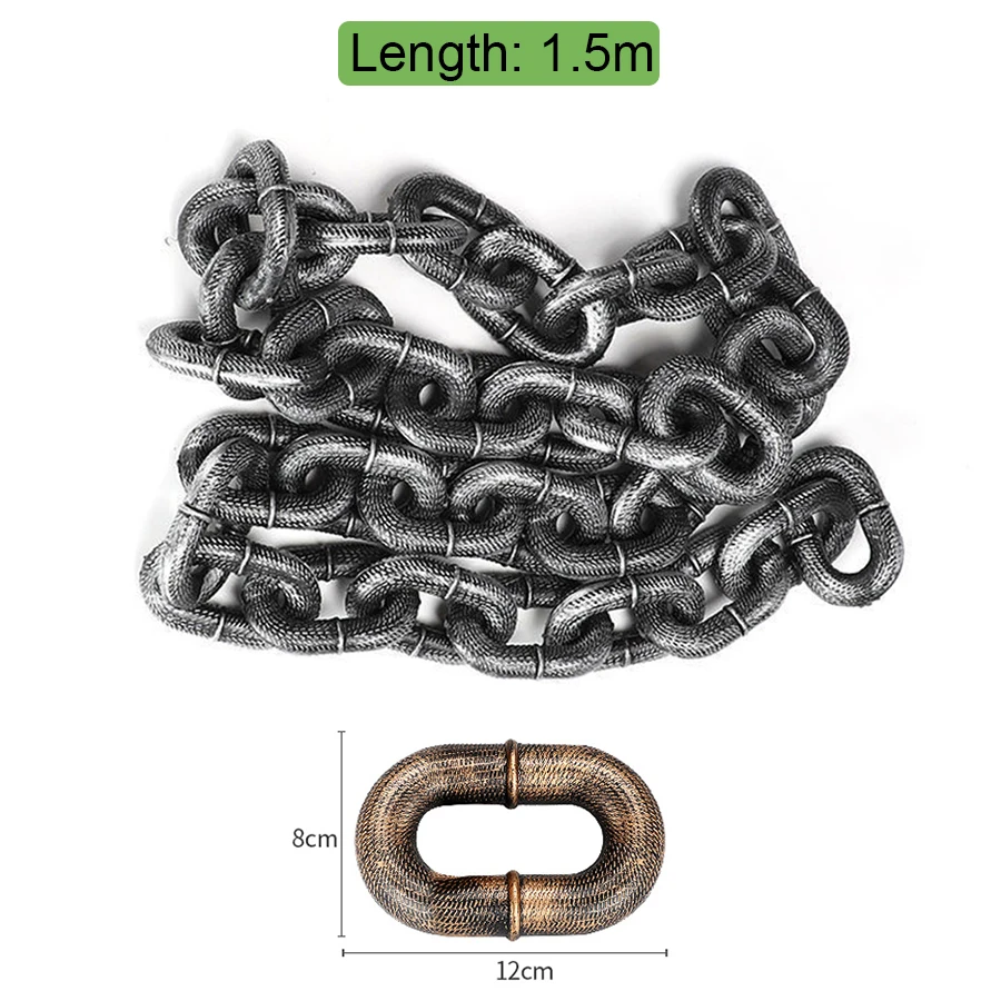 Iron chain, big gold chain, dog leash, dog leash, funny outdoor plastic ...