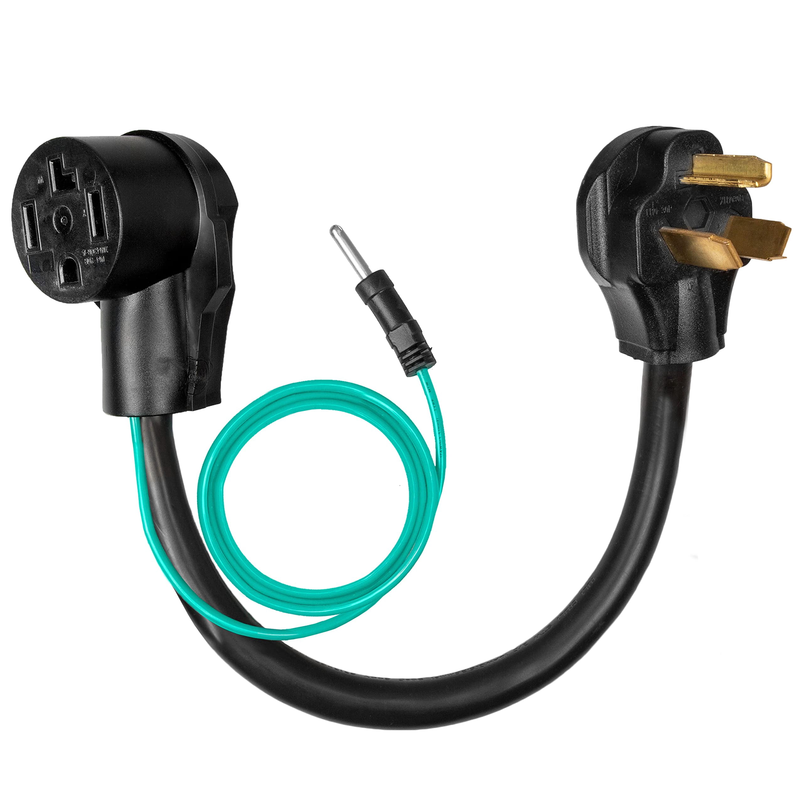 Iron Forge Cable, Dryer Plug Adapter, 4 Prong to 3 Prong, 1.5 Ft ...
