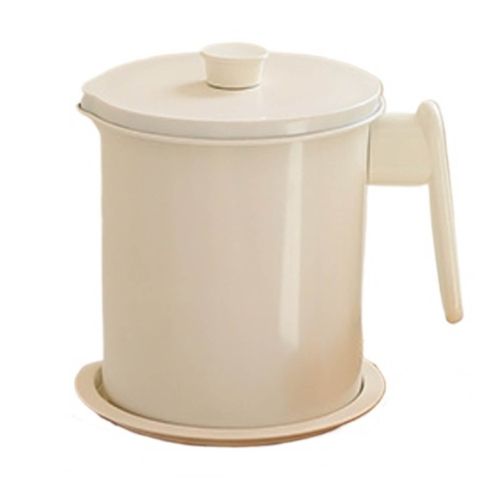 Iron oil filter, 1.7L oil strainer container, kitchen oil container oil ...