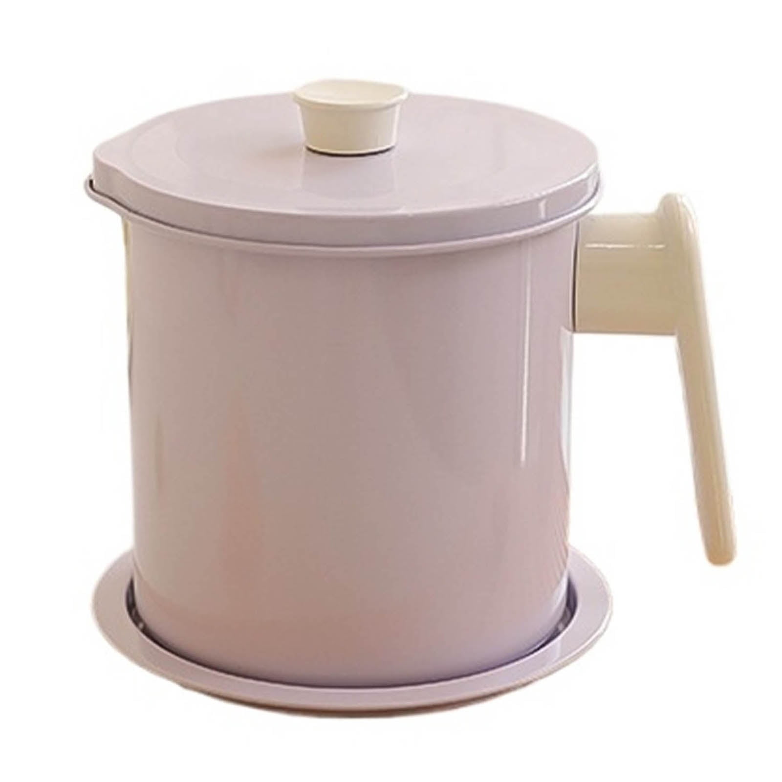 Iron oil filter, 1.7L oil strainer container, kitchen oil container oil ...