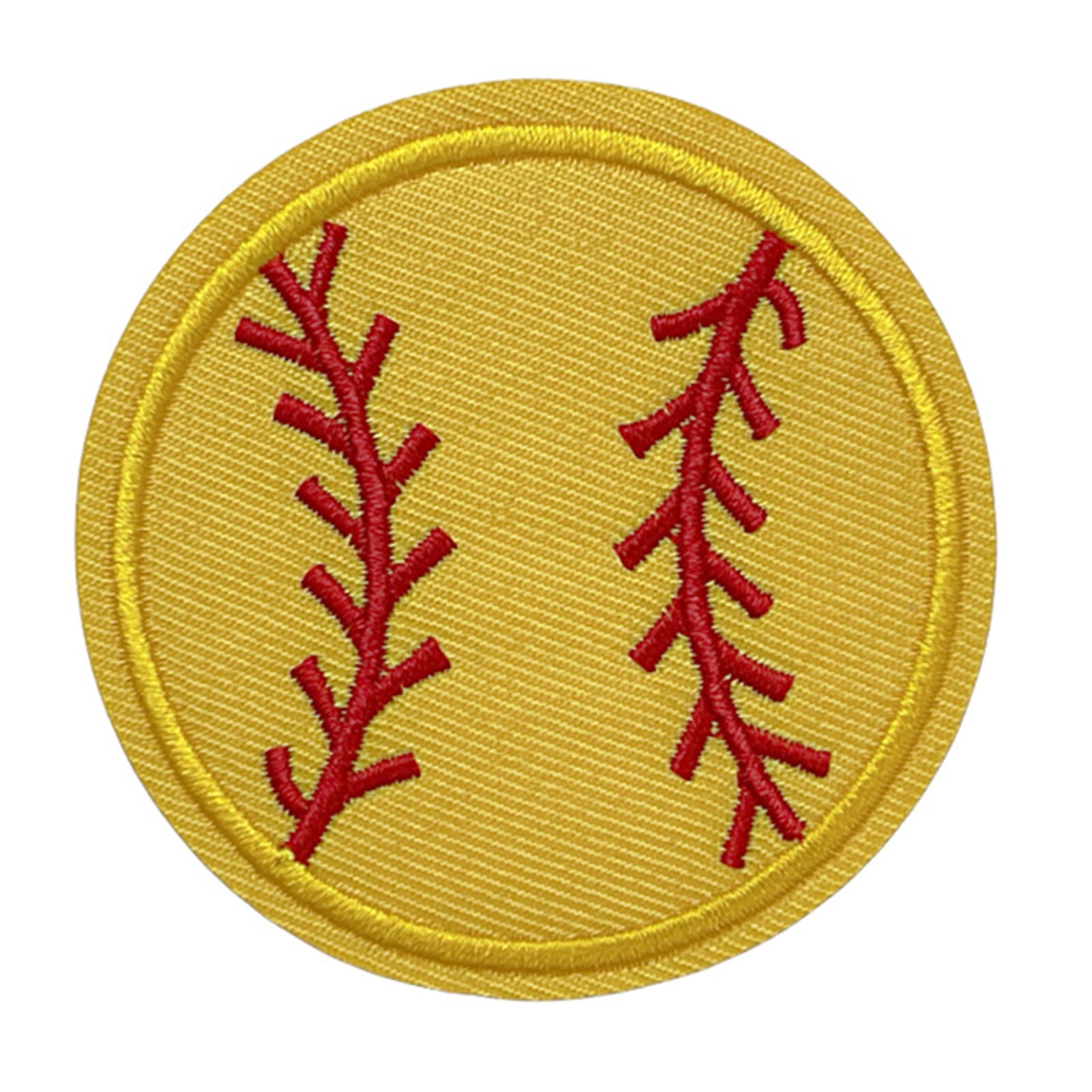 Iron-on Baseball Embroidered Patch Sticker Tear-Resistant Wrinkle-Free ...