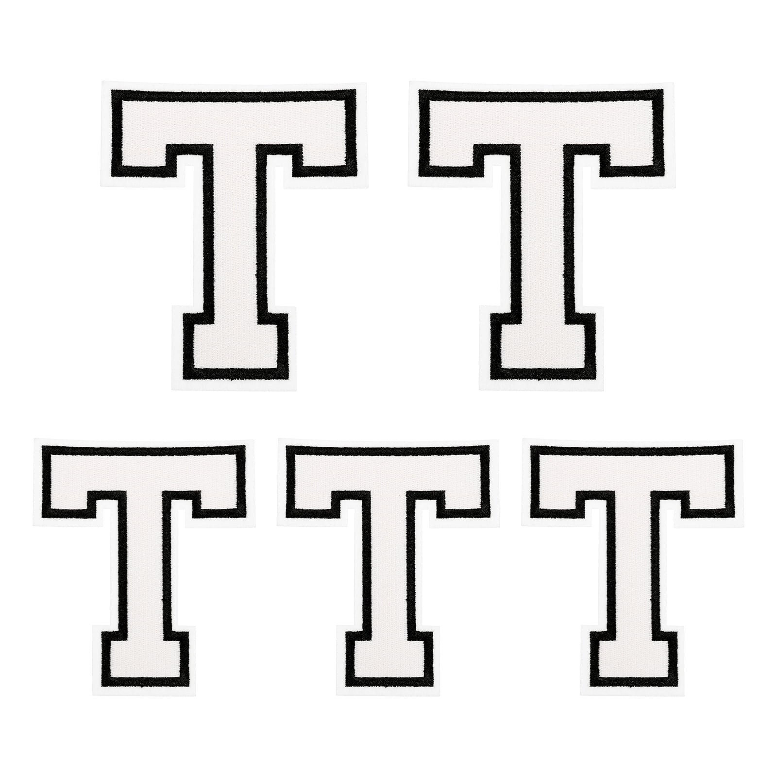 Iron on Letter 4.4"/3.1" Alphabet T Patches for Repairing Clothing DIY ...