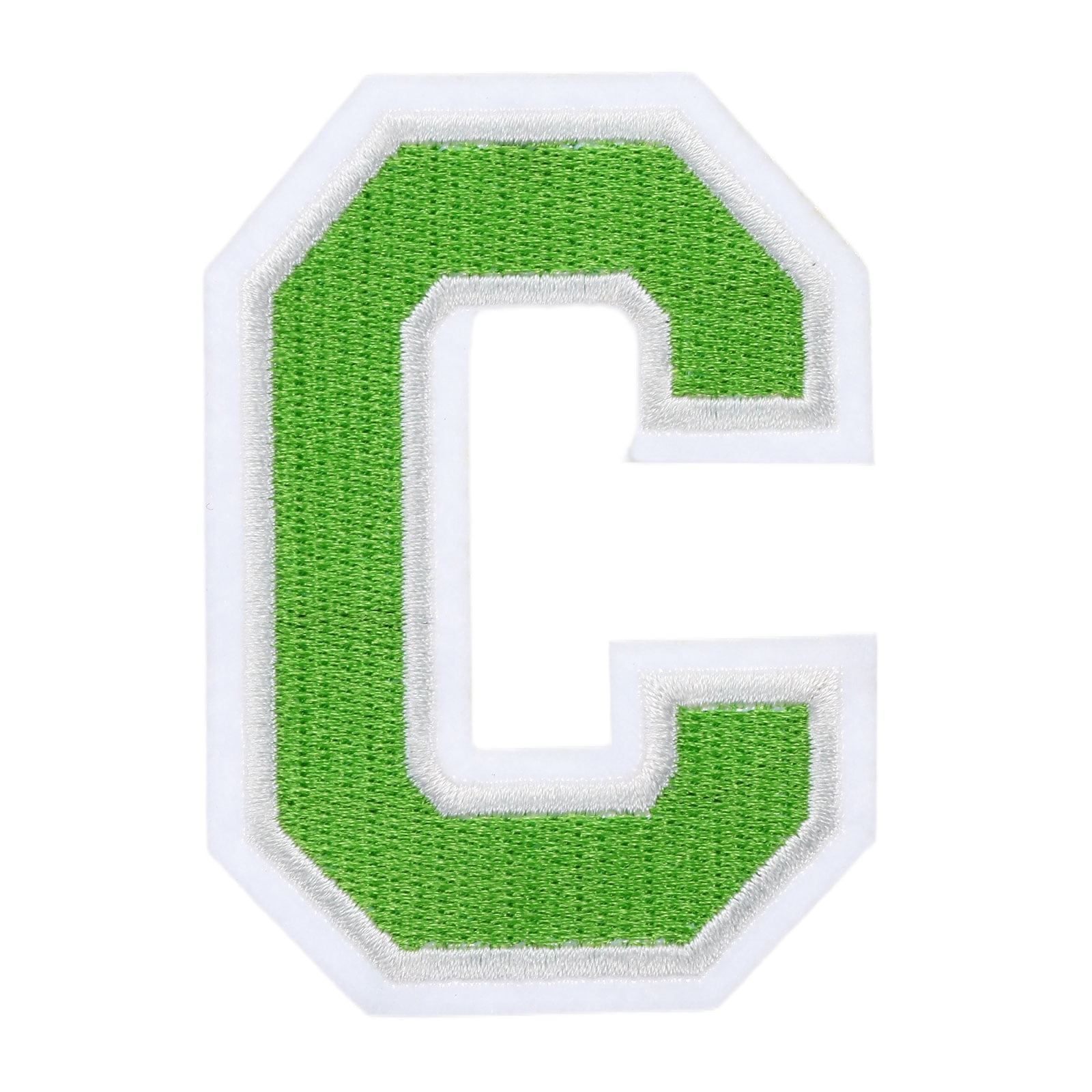 Iron on Letter Patches, 3 Inch Letter C, Iron on Letter Patches Large ...