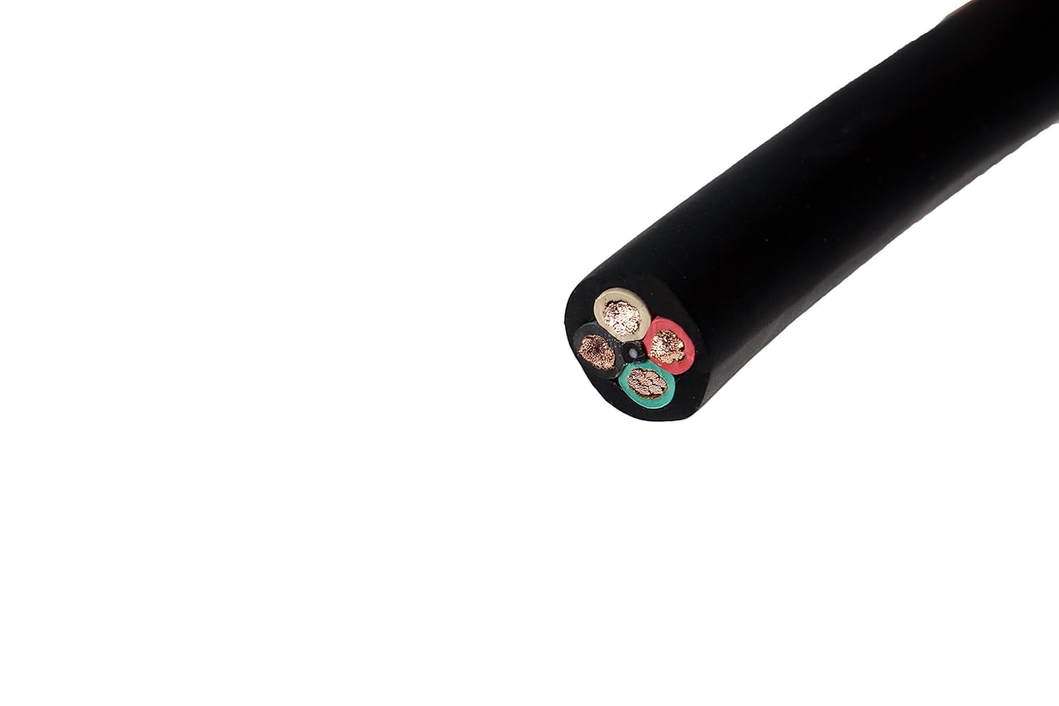 IronBox Electric 8/4 SOOW Bulk Electrical Wire - 4-Conductor Wire, 35A ...