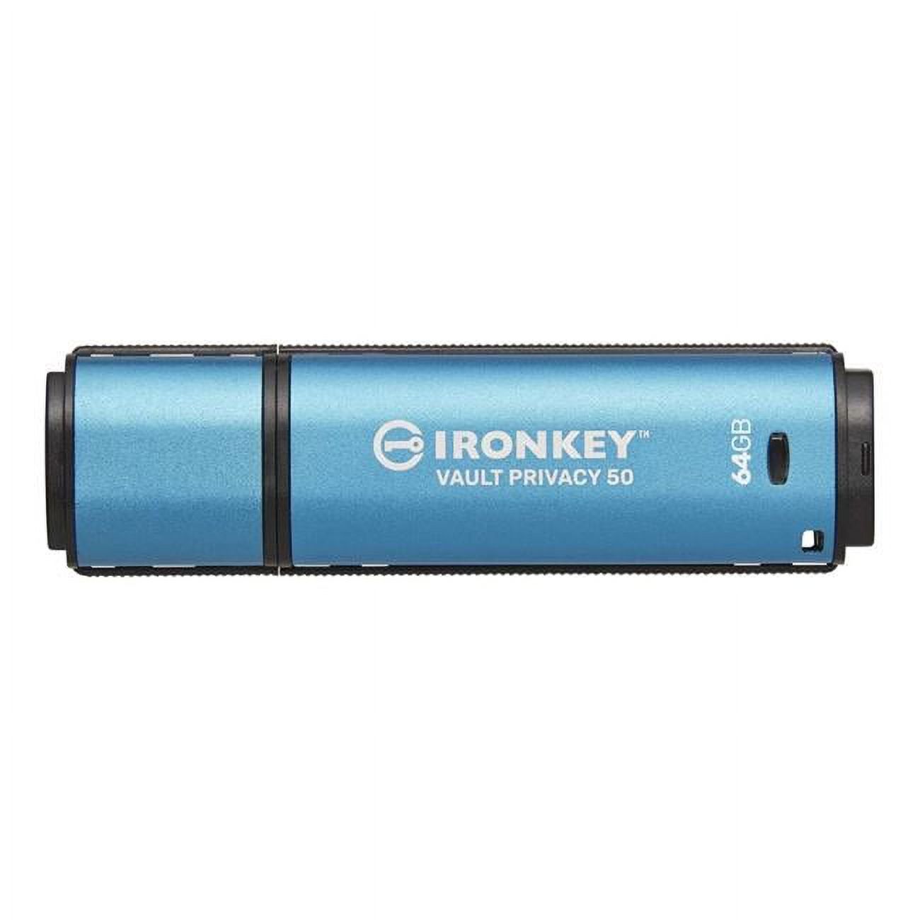 IronKey Vault Privacy 50 Series 64GB USB 3.2 (Gen 1) Type A Flash Drive ...