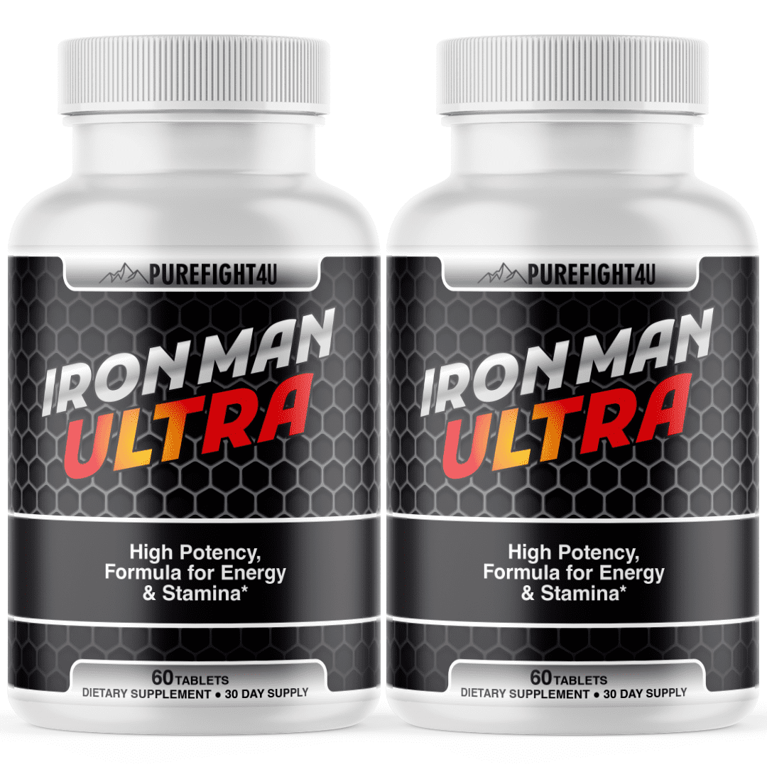 IronMan Ultra Tablets, High Potency, Formula for Energy-2 Bottles ...