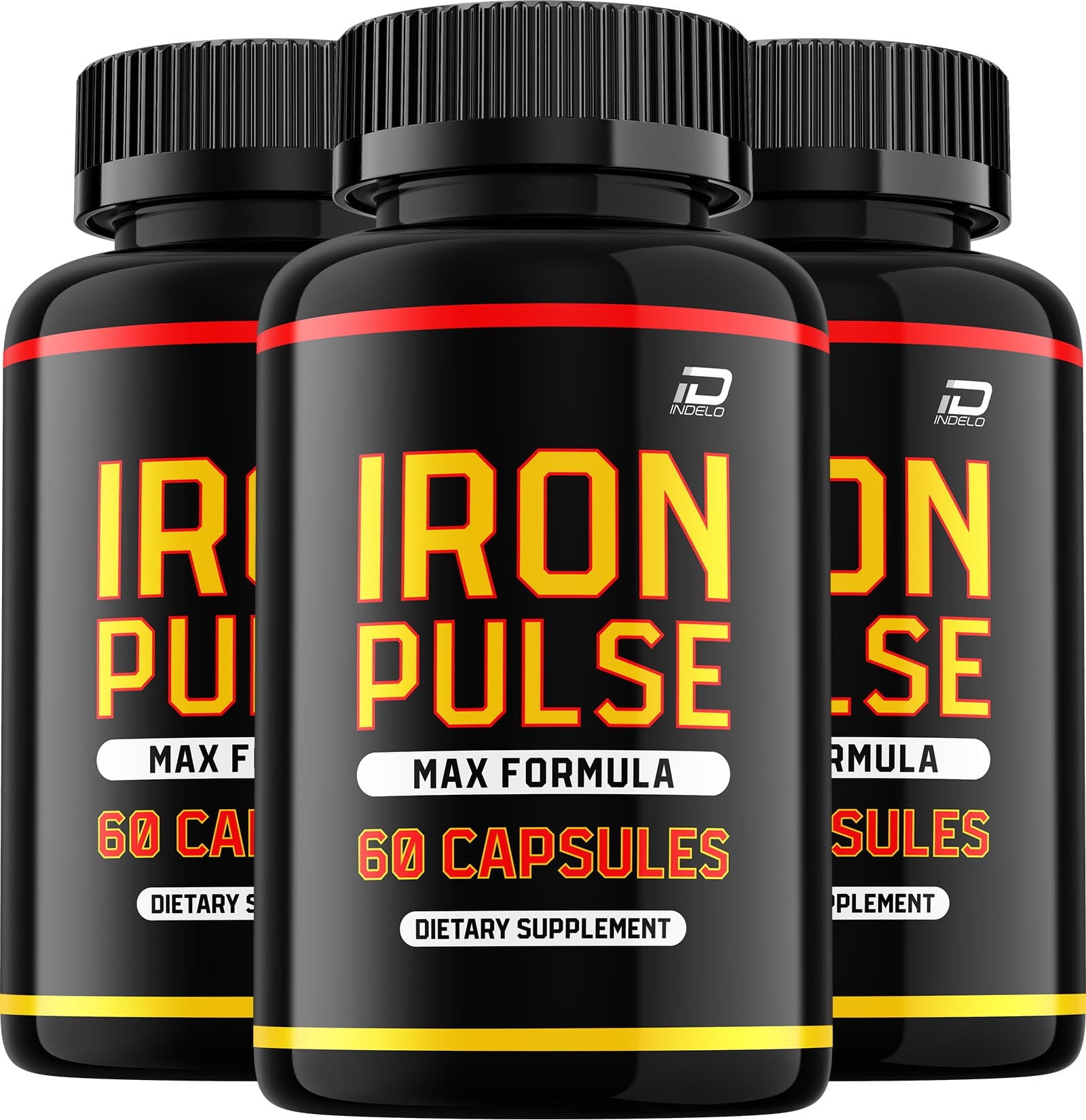 IronPulse Capsules – Iron Pulse Vitamin Complex Pills, Energy, 3 Pack, 180 Capsules - Walmart.com