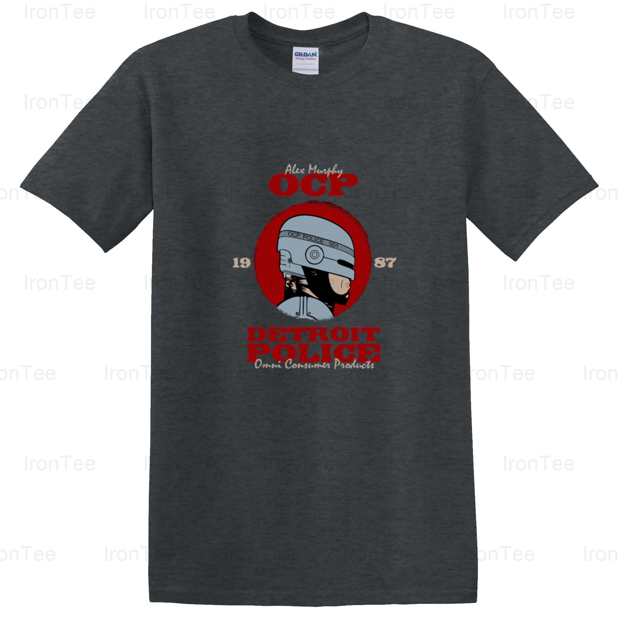IronTee72 Detroit Police, RoboCop Inspired, OCP, Sci-Fi, Law ...