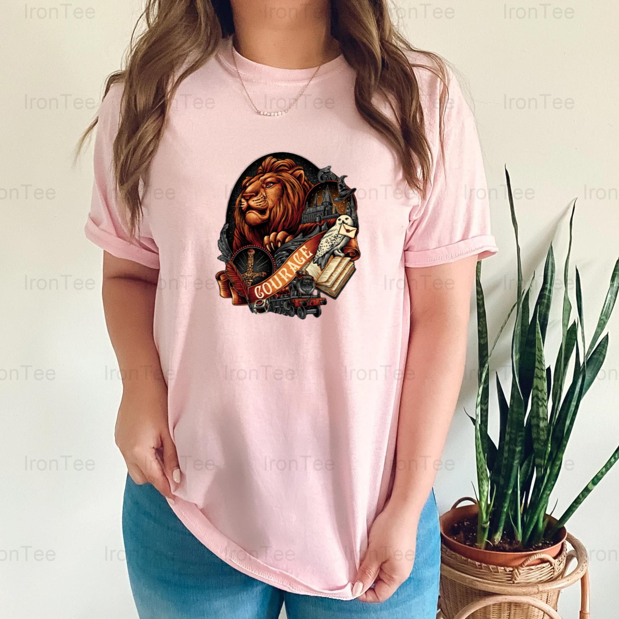 IronTee73 House Of Courage, Gryffindor, Harry Potter, Hogwarts, Wizarding, Brave T-Shirt, for ...