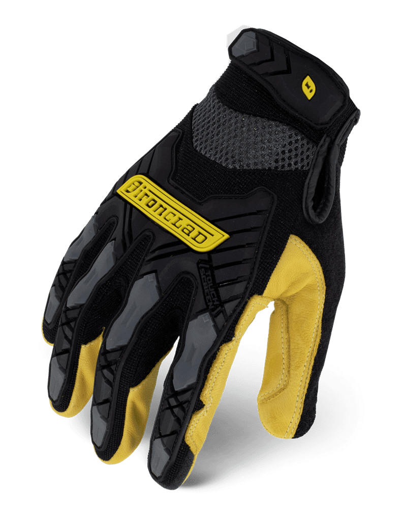 Ironclad Command Touch Screen Impact Work Gloves; Goatskin Leather ...