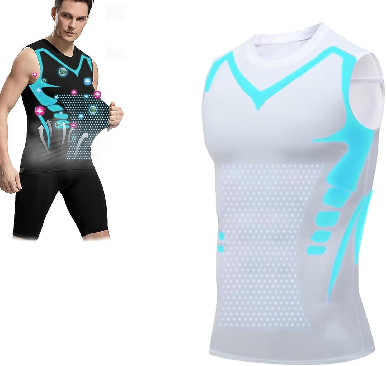 Ironfit Shirt Men, Iron Fit V2 Shapewear Shirt, 2025 Ionic Shaping ...