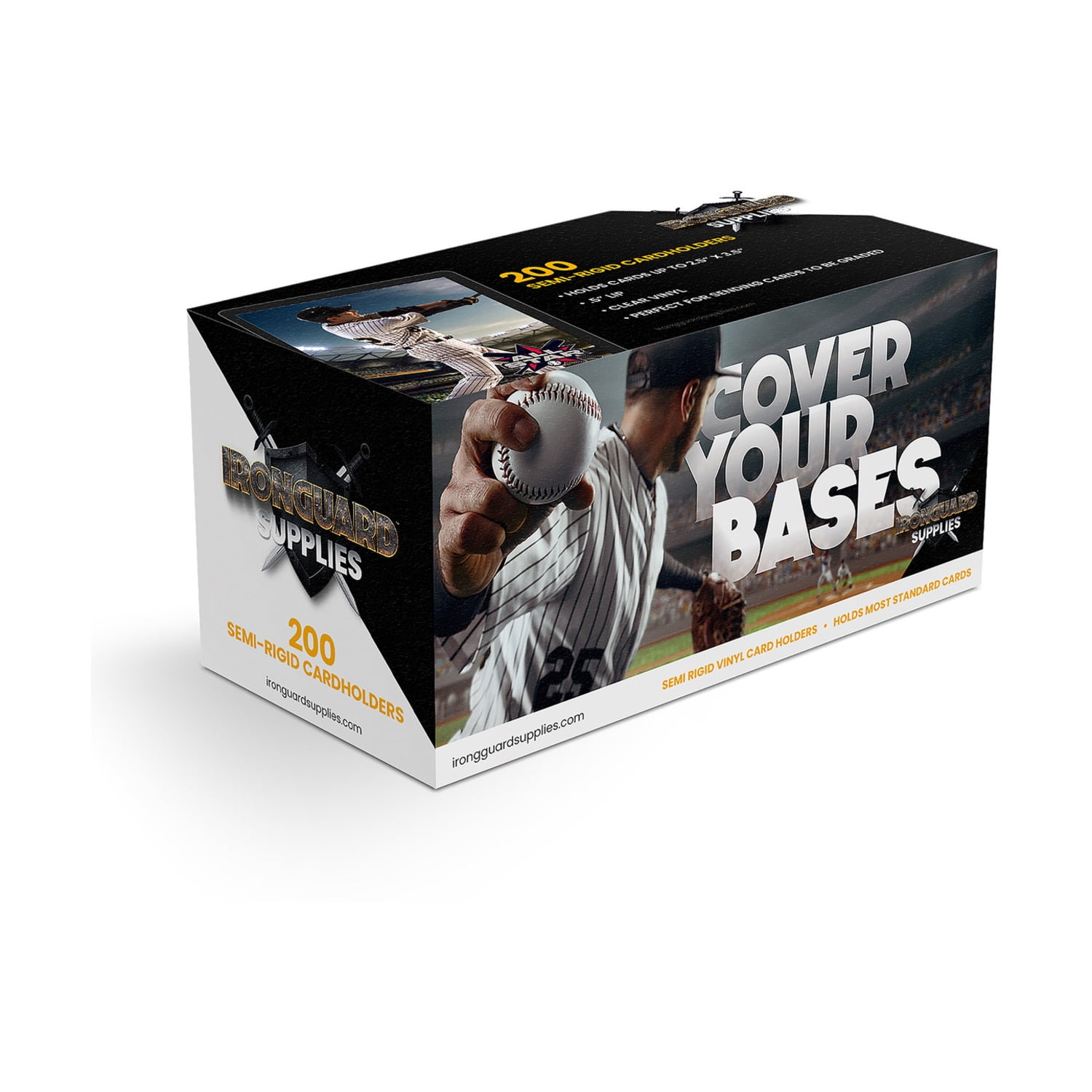 Ironguard Supplies Semi-Rigid Card Sleeves (200) New - Walmart.com