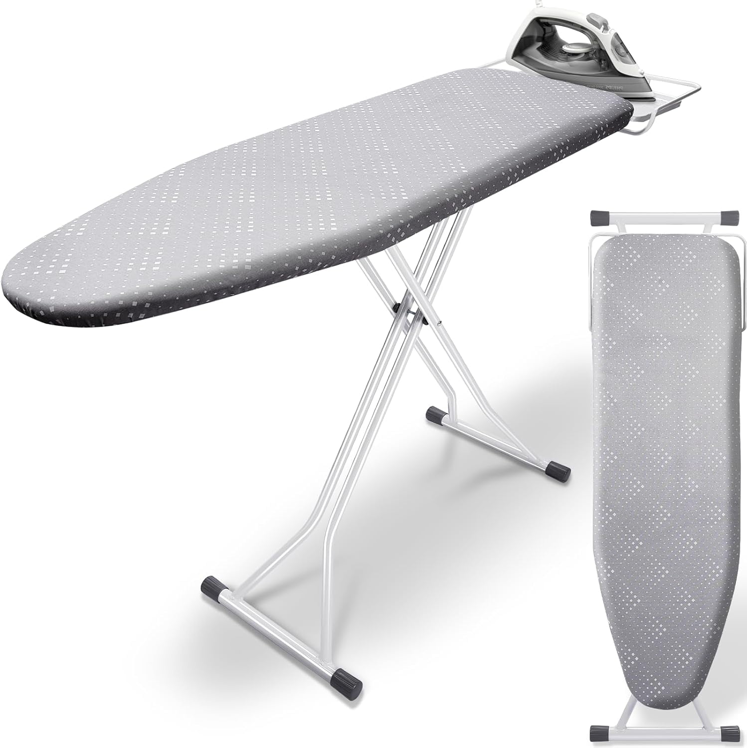 Ironing Board 13x43,Compact Ironing Boards with Iron Rest,Folding Iron ...