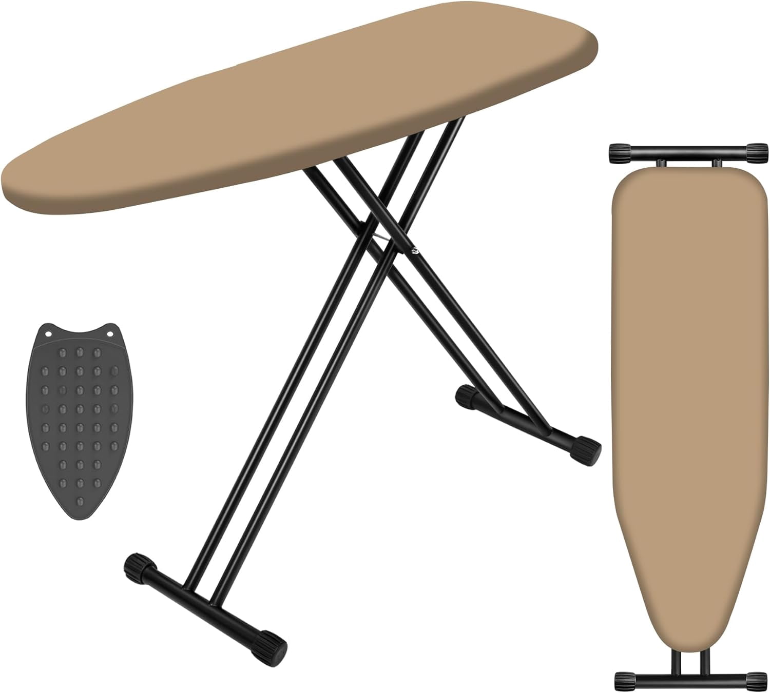 Ironing Board, Compact Ironing Board 13x43 Ironing Area with Extra ...