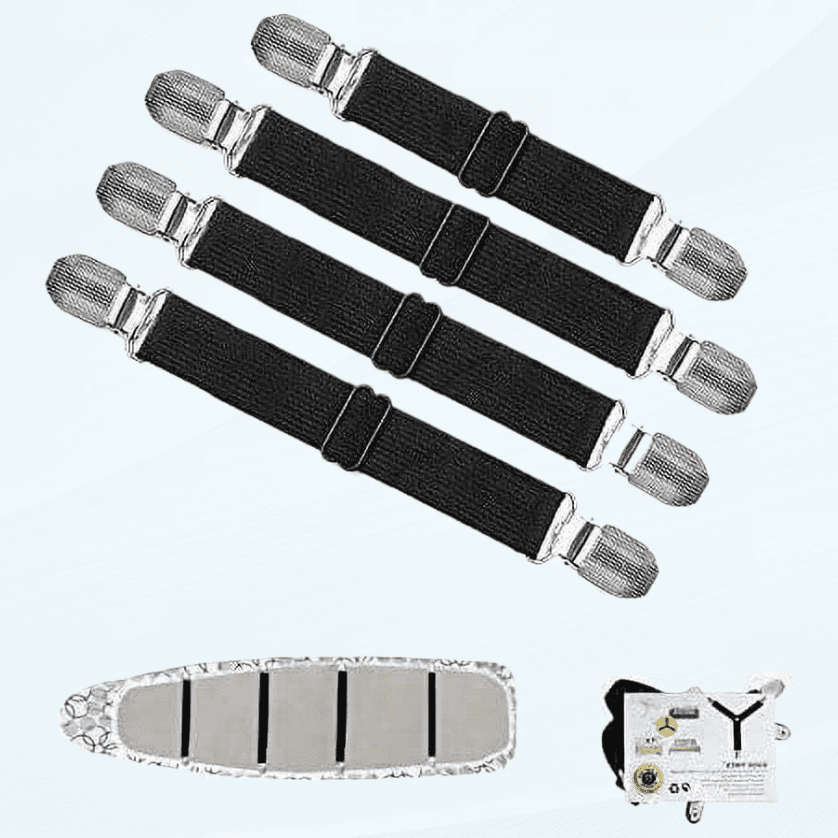Ironing Board Cover Clips, Adjustable Ironing Board Pad Braces ...