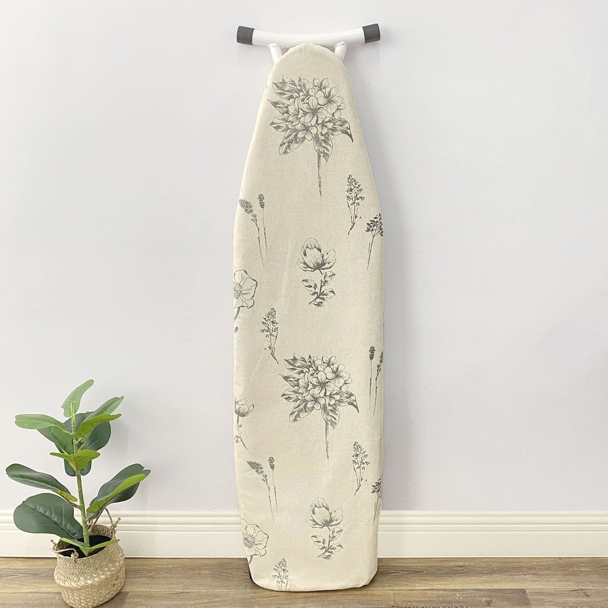 Cotton Ironing Board Cover, 19x55 Inch, Scorch/Stain Resistant, Fits ...