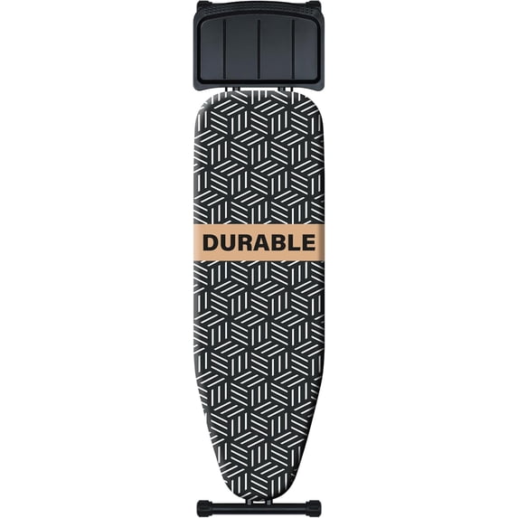 Ironing Board, Height Adjustable Heavy Duty Metal Iron Board with Heat ...