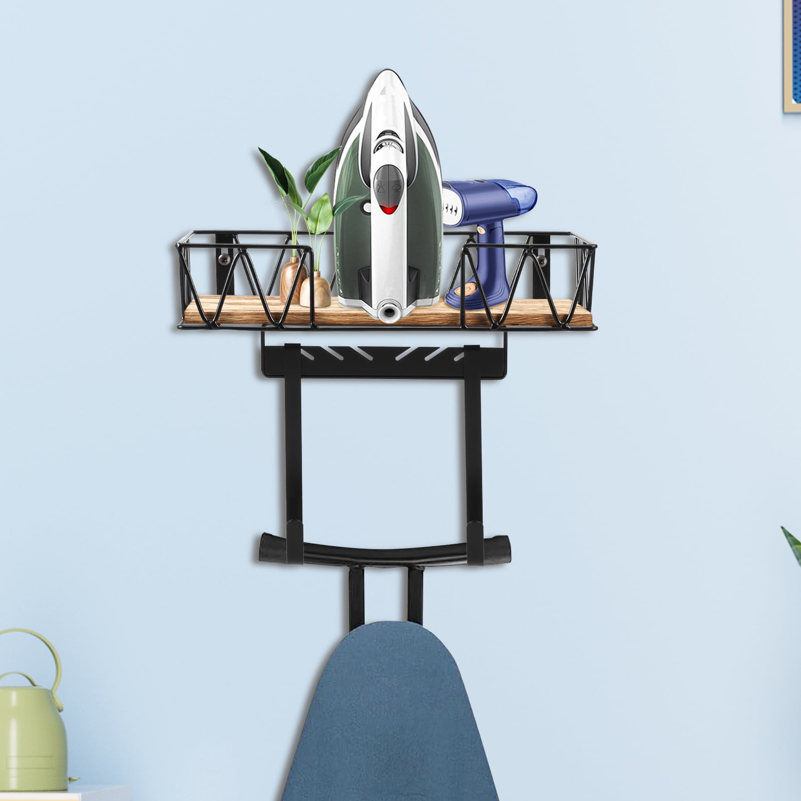 Ironing Board Holder for Laundry Room Wall Mount Ironing Board Hanger ...