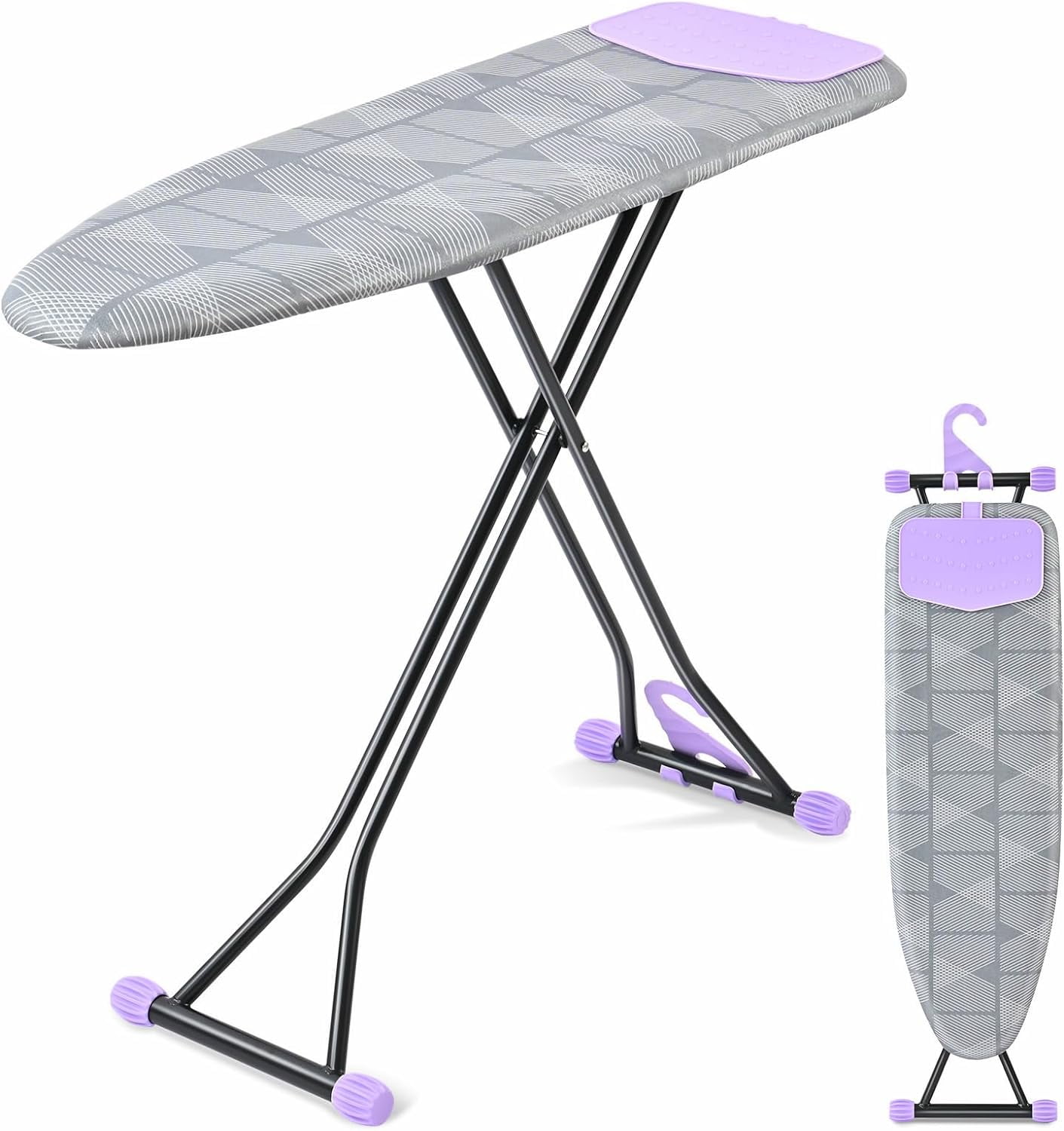 Ironing Board, Ironing Boards with Iron Rest, Extra Thick Cover and Pad ...