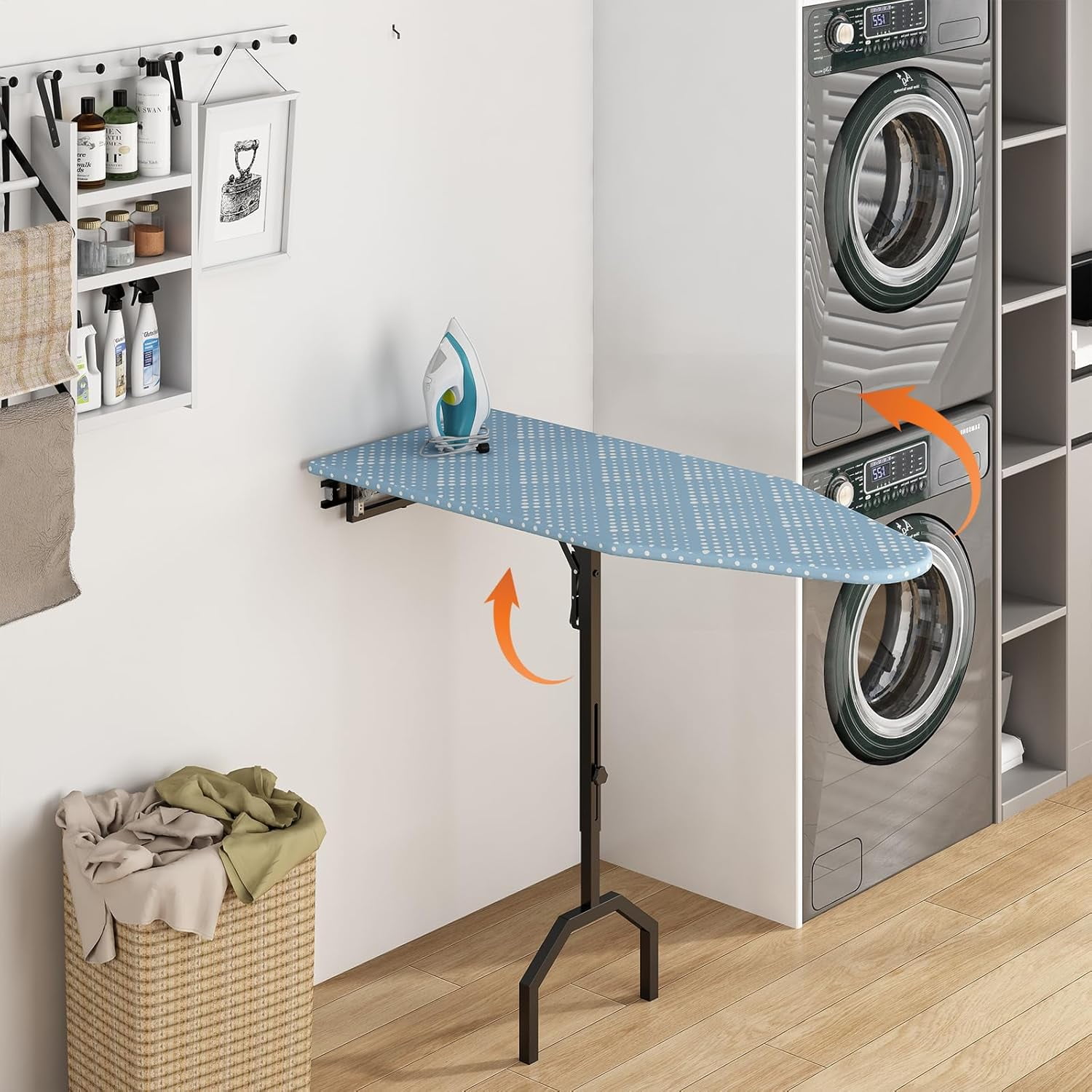 Ironing Board Wall & Door Mountable, Ironing Board Small Full Size for ...