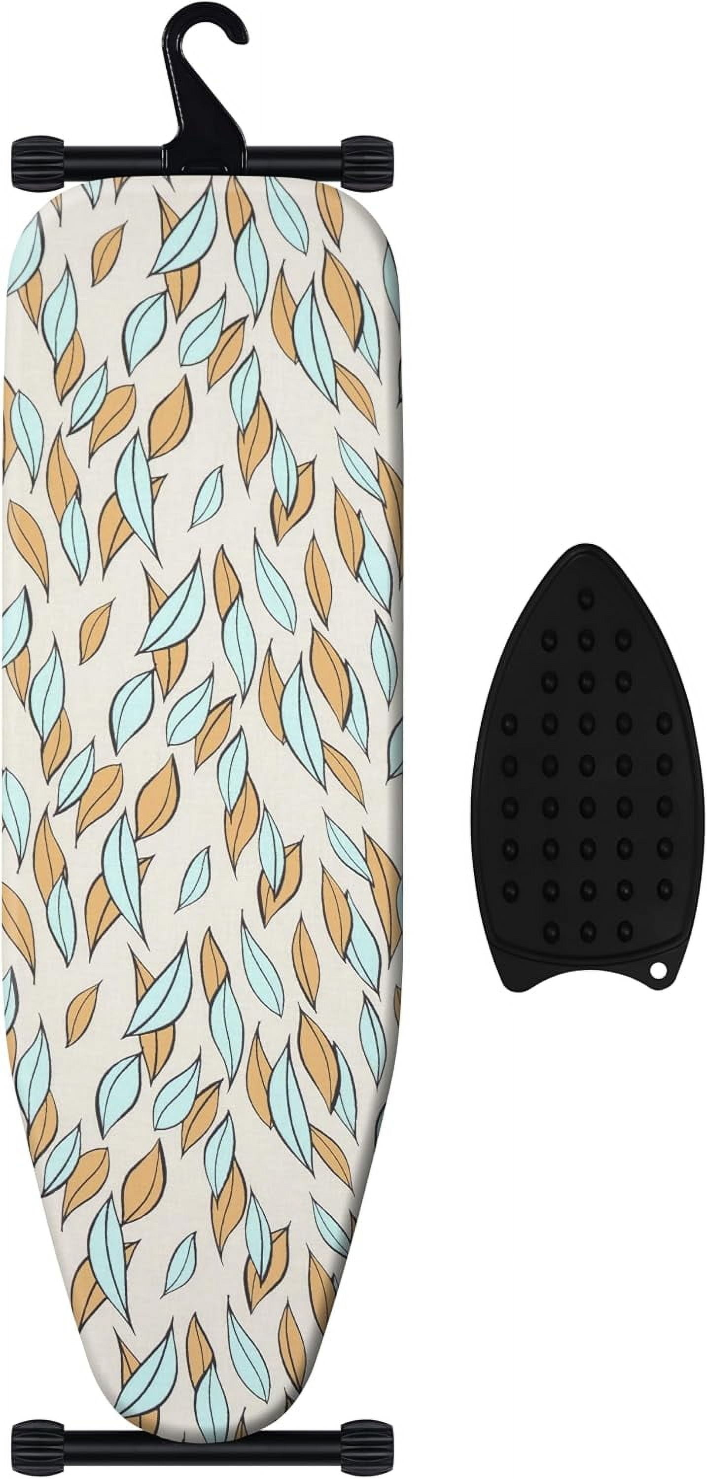 Ironing Board with Extra Thick Heavy Duty Padded Cover, Full Size Iron ...