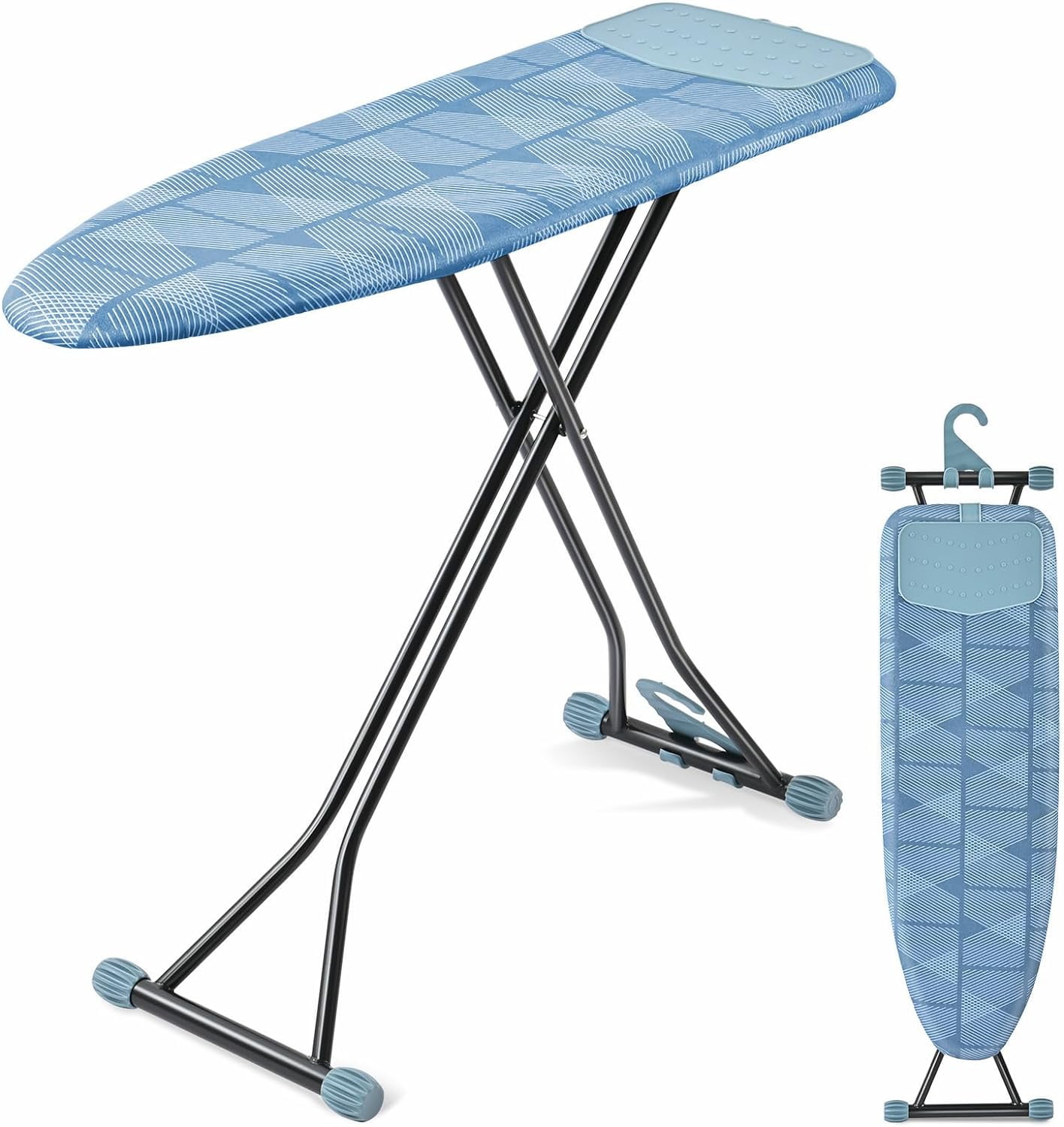 Ironing Board with Iron Rest, Compact and Space Saver Iron Board, Extra ...