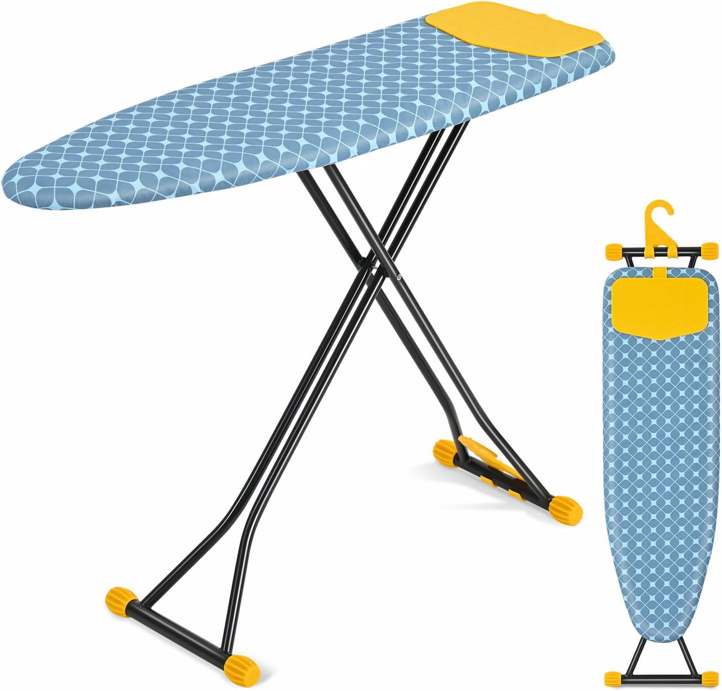 Ironing Board with Iron Rest, Compact and Space Saver Iron Board, Extra ...