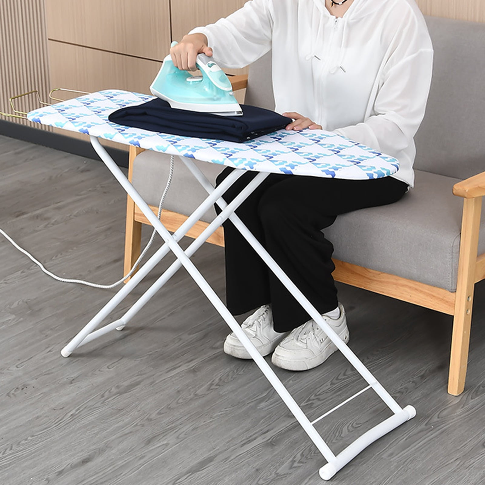 Ironing Board with Iron Stand, Height Adjustable Ironing Board 36-inch ...