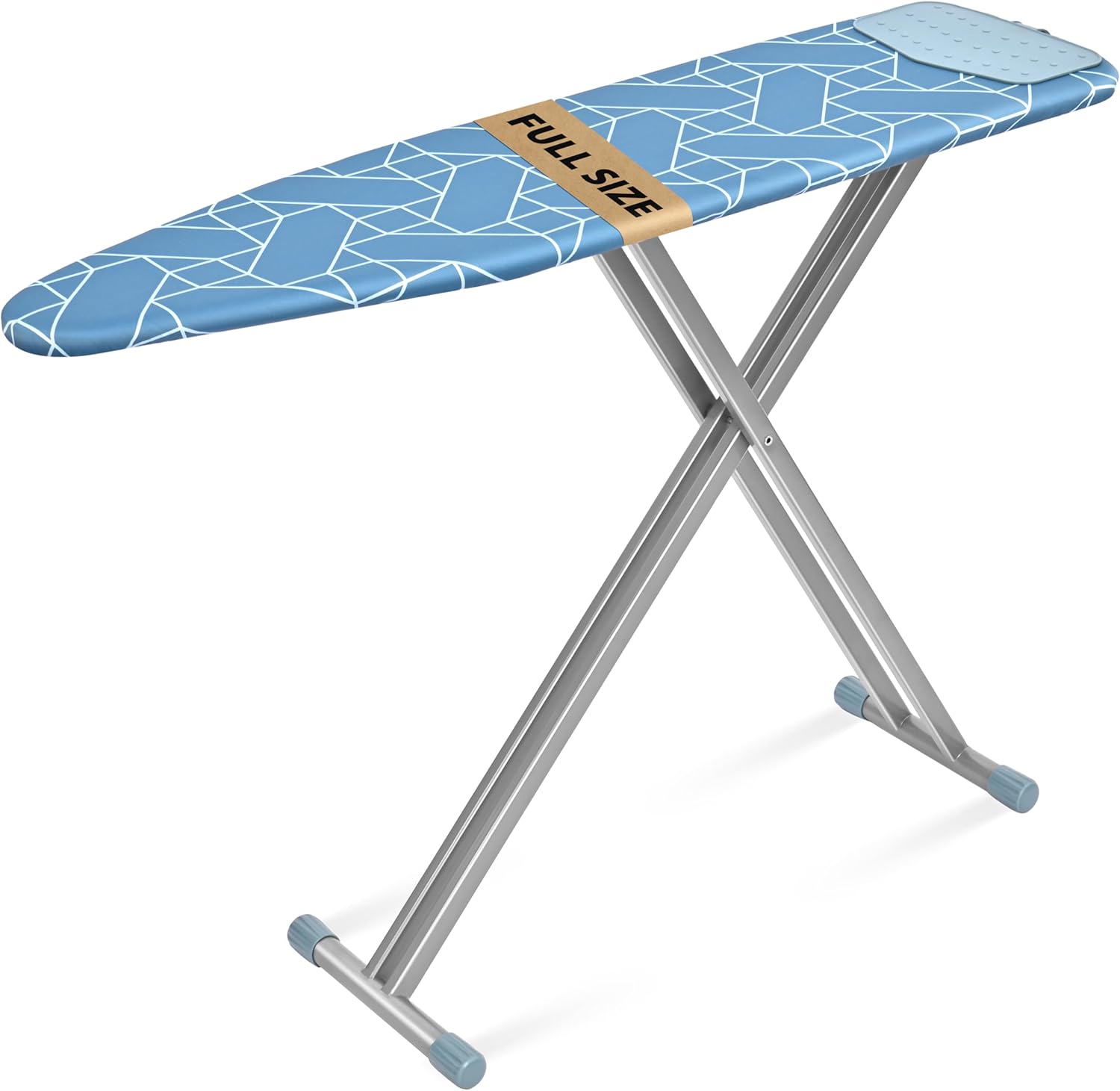Ironing Board with Silicon Iron Rest, Heavy-Duty Legs and Heat ...