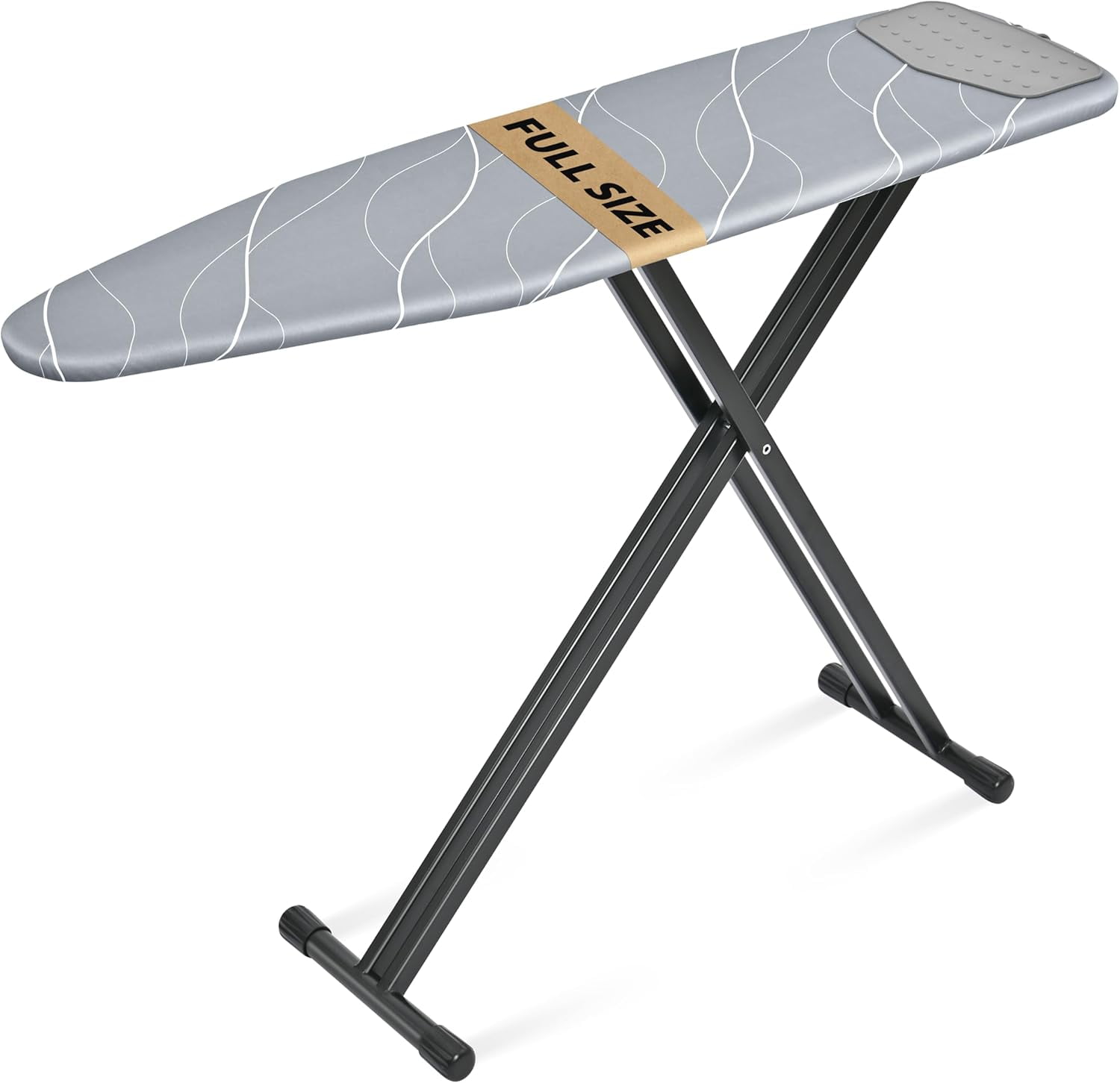 Ironing Board with Silicon Iron Rest, Heavy-Duty Legs and Heat ...