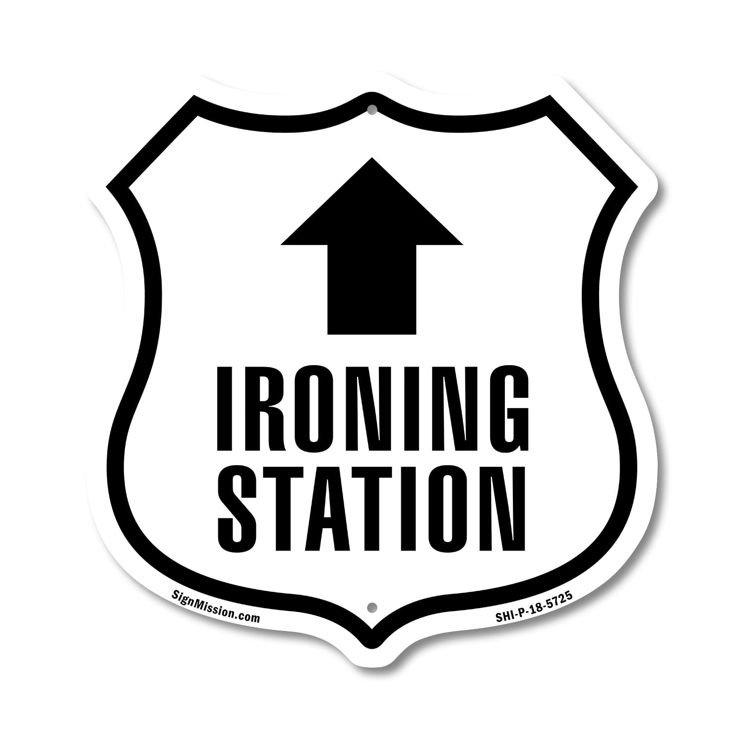 Ironing Station Up (5 Pack) 12 inch X 12 inch Shield-Shaped Rust-Free ...
