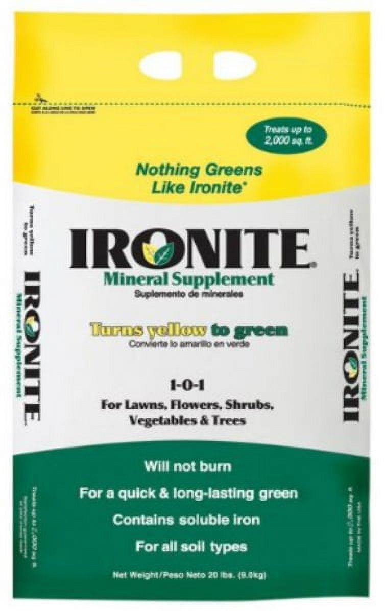 Ironite 436135 Mineral Supplement 1-0-1, 20 lbs Granules - Walmart.com
