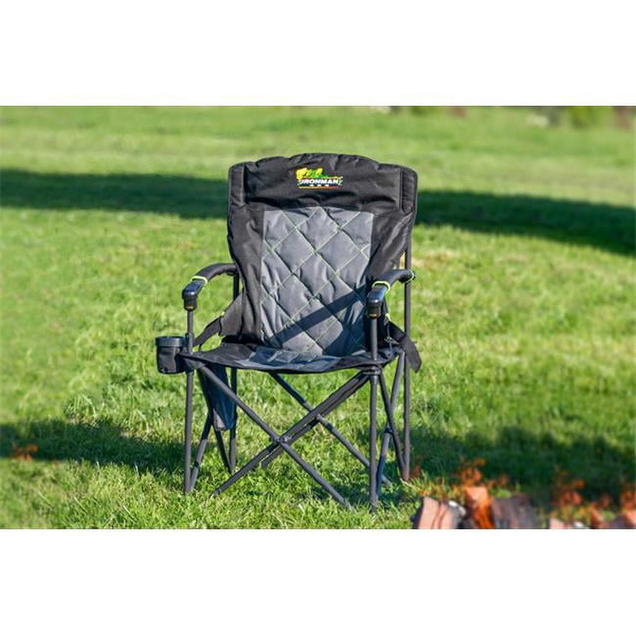 Ironman 4x4 ICHAIR0067 King Hard Arm Camp Chair with Lumbar Support ...