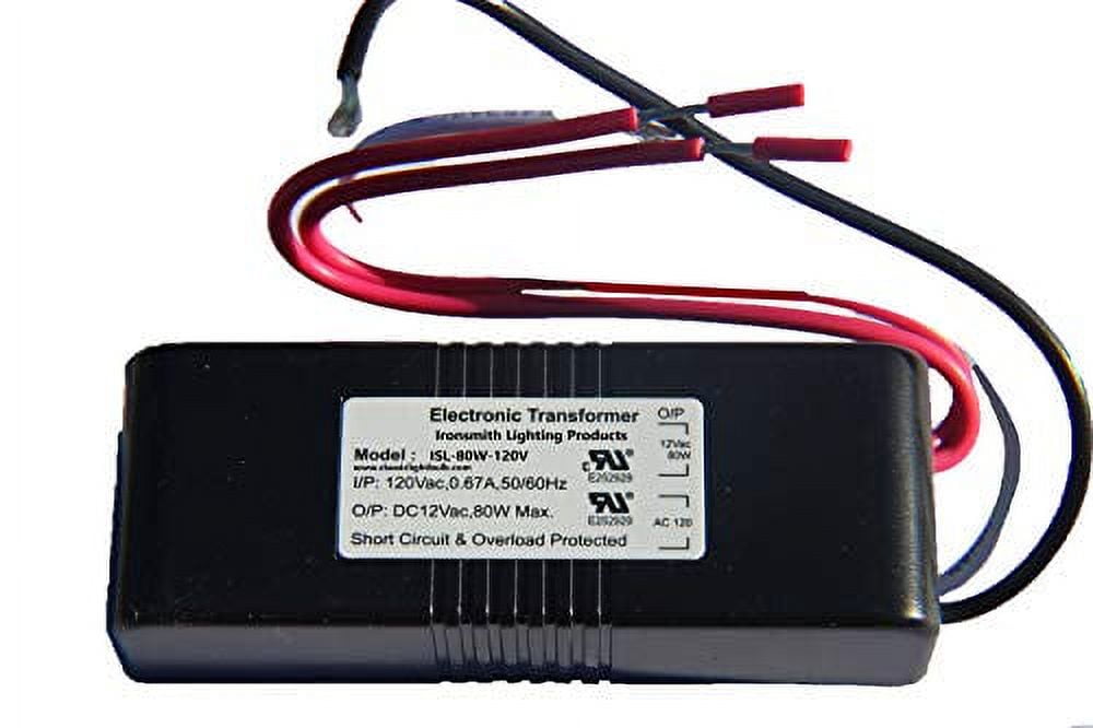 Ironsmith Lighting Products 80 Watt Dimmable Halogen Lamp Transformer ...