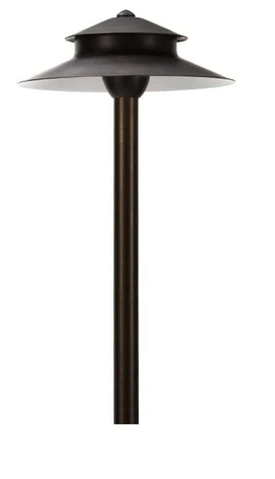 Ironsmith Lighting Products Tiered Mushroom Style Path Light, Solid ...