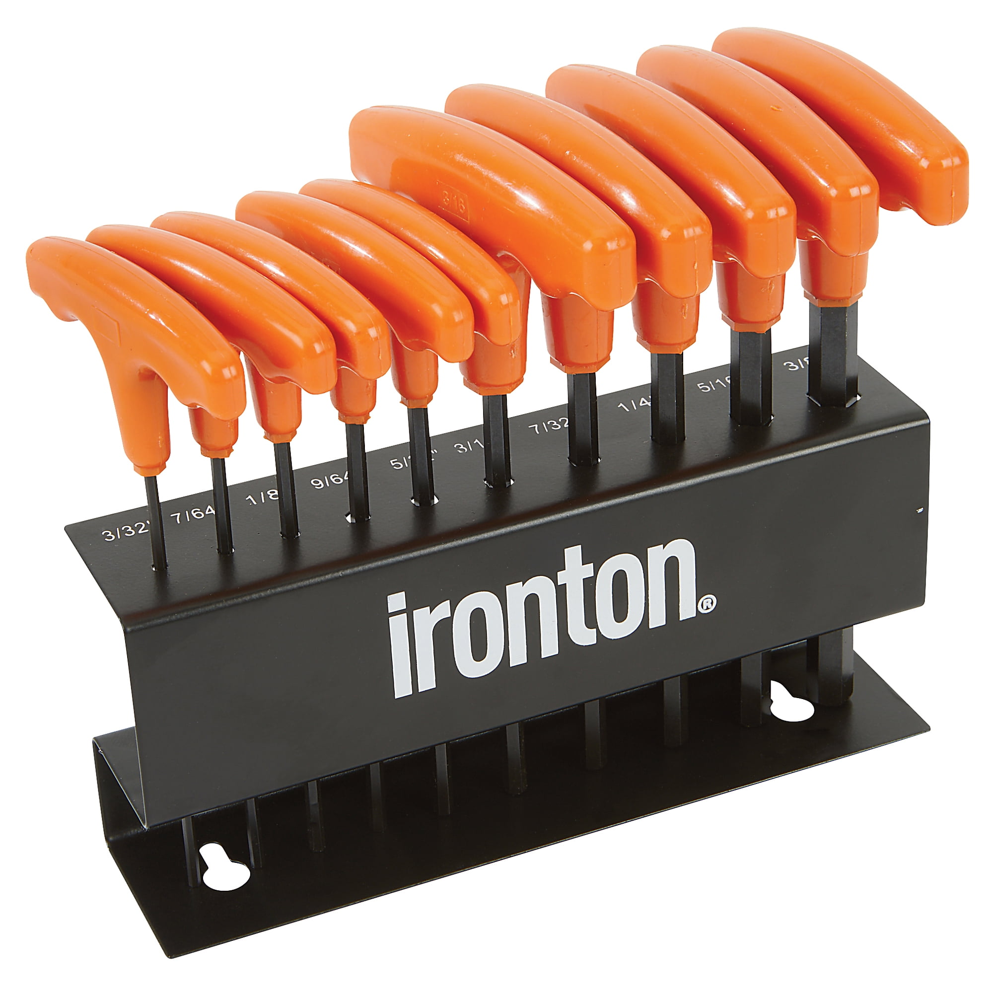 Ironton 10-Pc. SAE T-Handle Hex Key Set - Walmart.com
