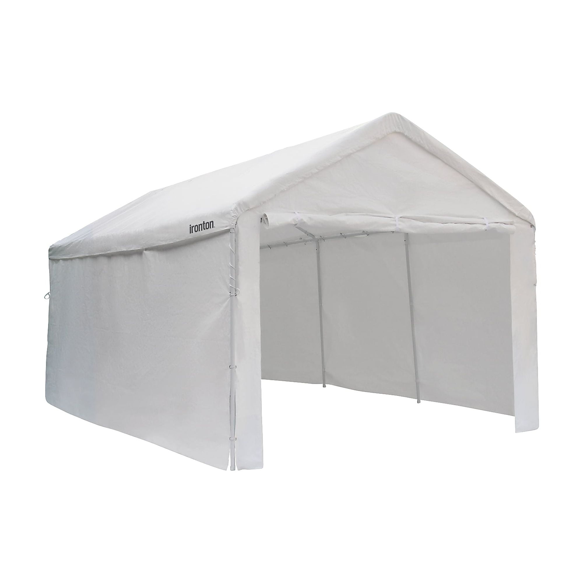 Ironton 10ft. x 20ft. Outdoor Canopy Tent Enclosure Kit, White ...