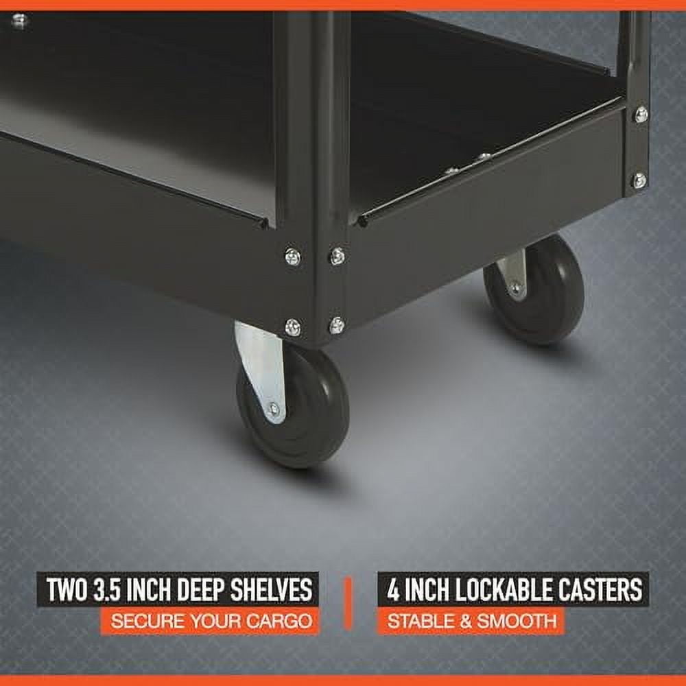 Ironton 220-Lb. Steel Service Cart - 31in.W x 16in.D x 33 1/4in.H ...