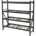 Ironton 4-Tier Steel Shelving Unit, 8,000-Pound Load Capacity, Garage ...