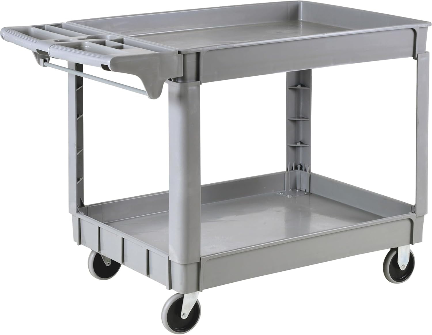 Ironton 500-Lb. Capacity 2 Tray Utility Cart, Maintenance-Free ...